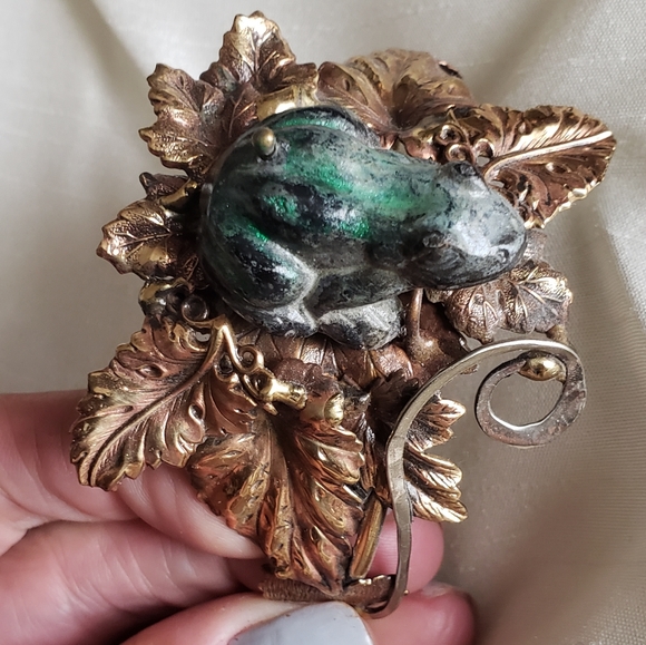 Artisan | Jewelry | Exquisite Set Artisan Frog Neck Collar And Cuff ...